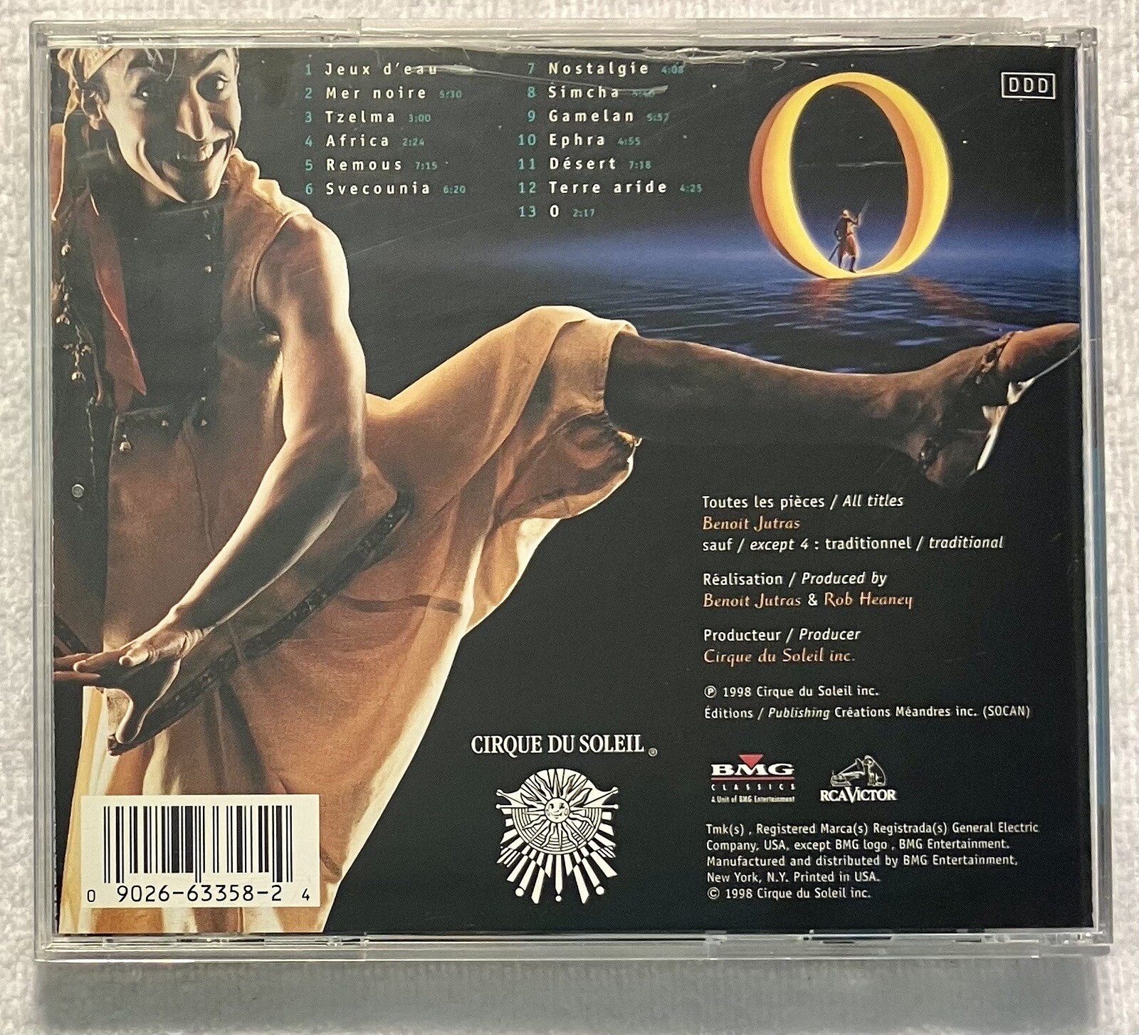 "O" by Cirque du Soleil (CD) Music Benoit Jutras 90266335824 | eBay