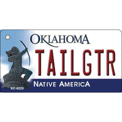Tailgtr Oklahoma State License Plate Tag Novelty Key Chain KC-6220 | eBay