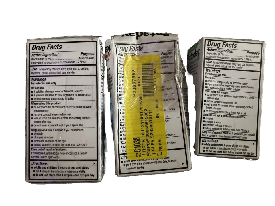 Alcon Pataday Once Daily Relief Eye Allergy Itch Relief Extra Strength ...