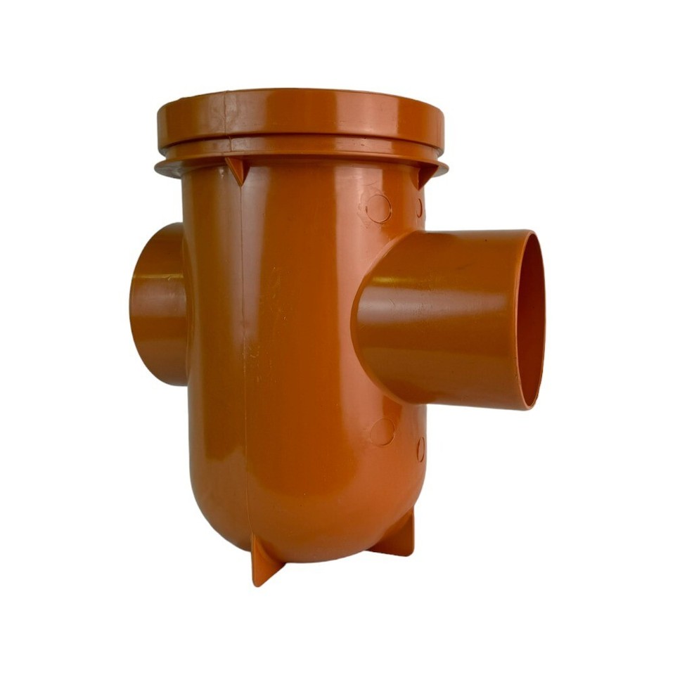 Underground Drainage 110mm Back Inlet Rodable Gully | fitting | drain ...