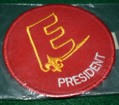 VINTAGE BOY SCOUT - EXPLORER POSITION PATCH - PRESIDENT | eBay