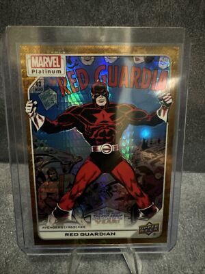 2023 Marvel Platinum Amber Crystals #170 Red Guardian 3/5 Upper Deck ...