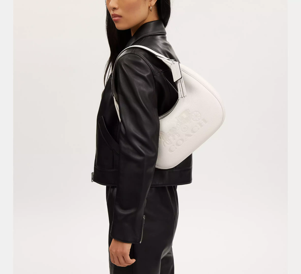 NWT Coach Carmen Shoulder Bag In Signature Jacquard CV001/CR151 | eBay