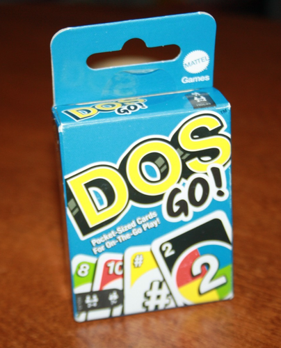 Dos Go? Pocket Sized Mini Cards for Travel On the Go Play! Mattel Games ...