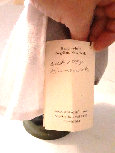 Vintage Pilgrim Girl Thanksgiving 90s American Folk Art Shadow Dancer ...