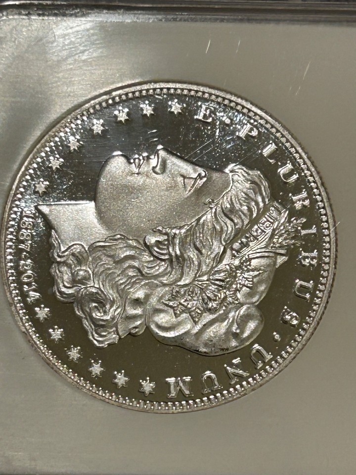 2014 Private Issue 1887 Carson City Morgan Silver Dollar Gem Deep Proof ...