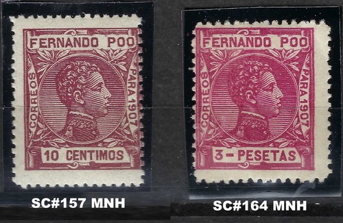 Fernando Po Stamps: SC# 157 & 164 MNH; Nice! | eBay