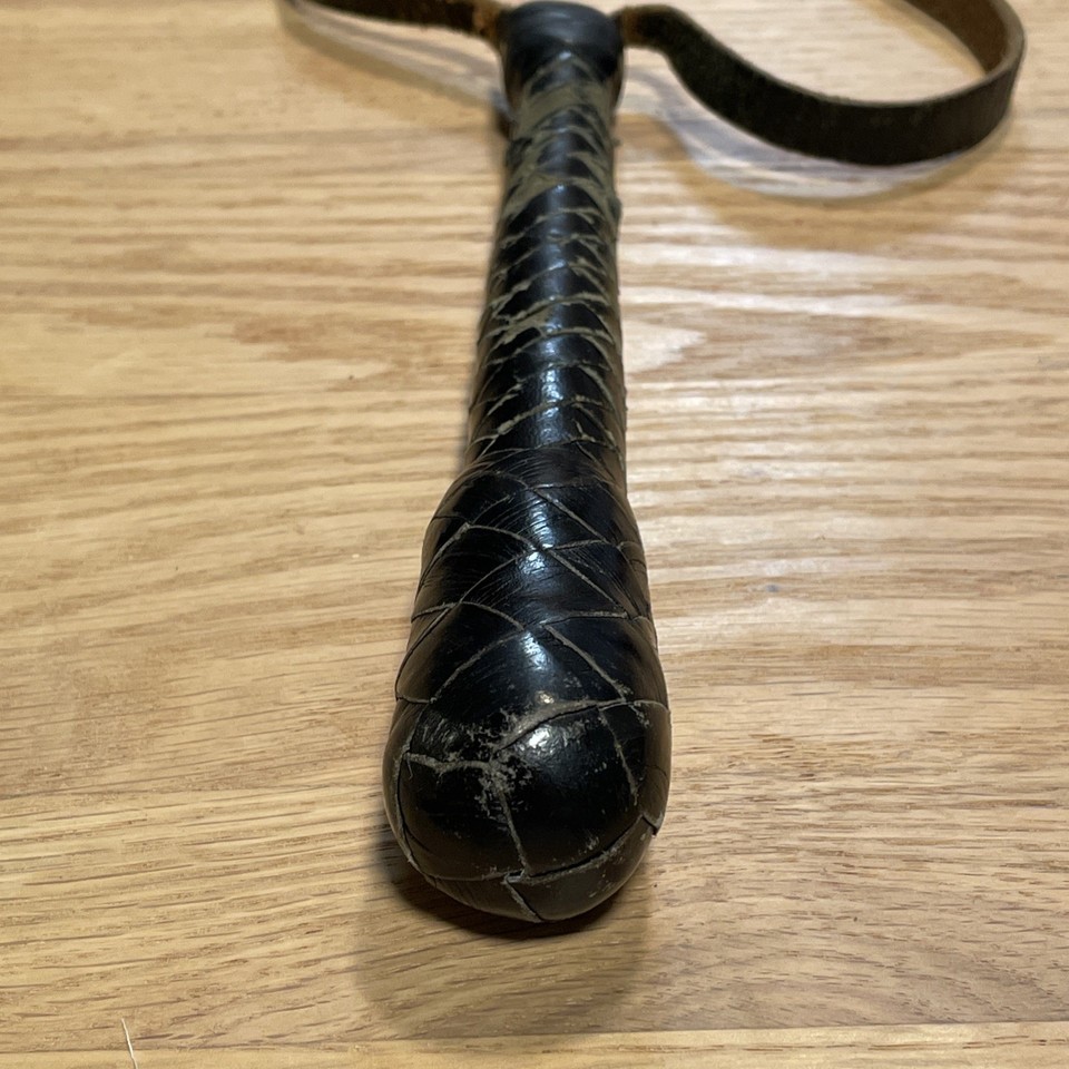 Vintage Unique Rare Spring Leather Black Jack Sap Jack police ...