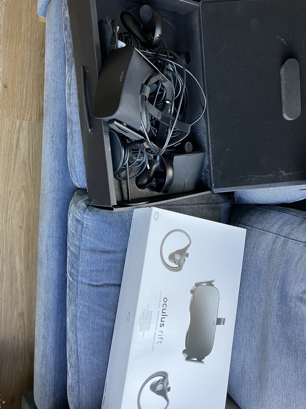 Meta Oculus Rift VR Gaming Headset - Black | eBay UK