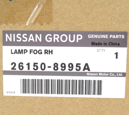 Genuine OEM Nissan 26150-8995A Passenger RH Fog Lamp | eBay