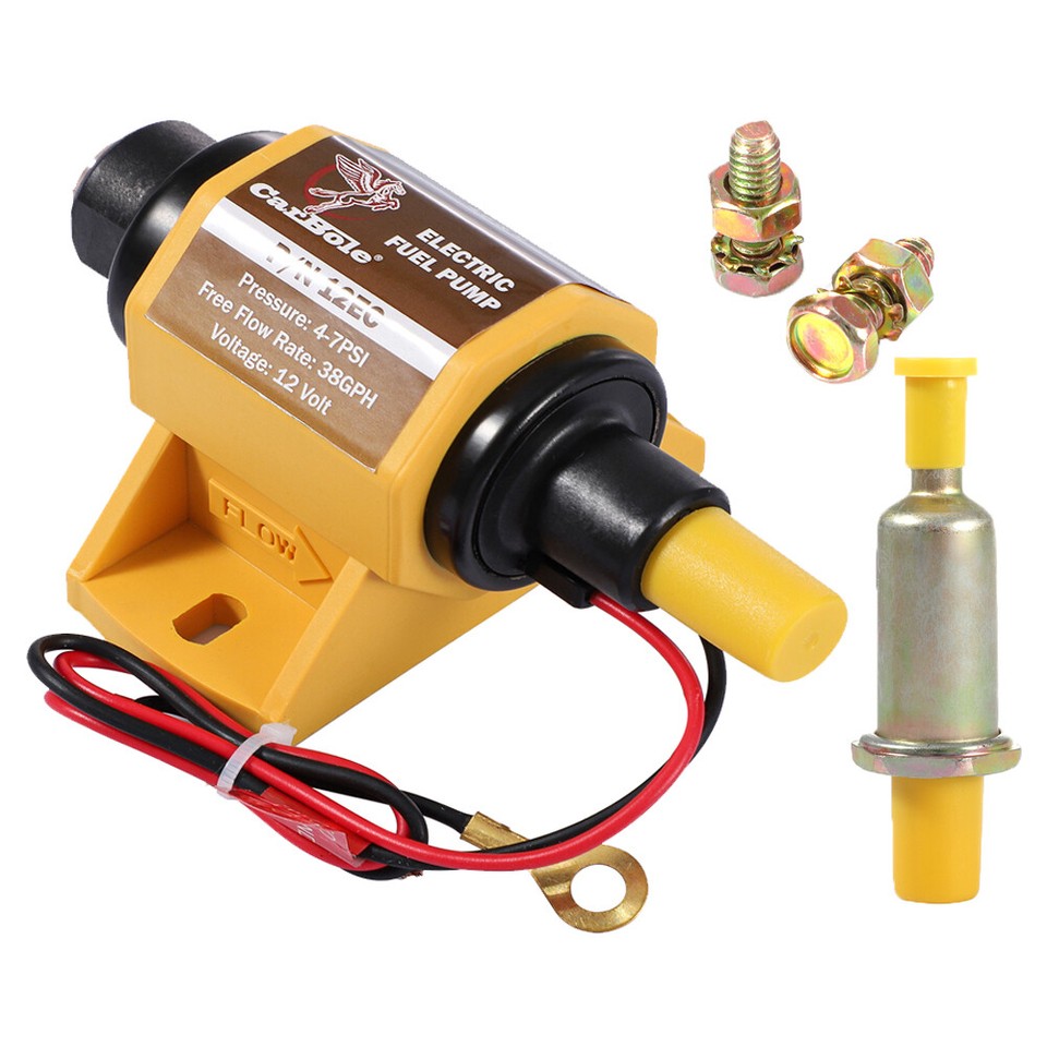12S Electric Micro Fuel Pump w/ Filter Low Pressure Gas CU822 4-7PSI ...