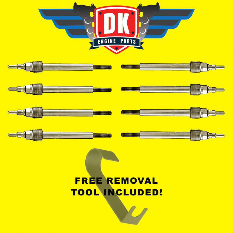 2004-2007 FORD 6.0L POWERSTROKE GLOW PLUG SET 6.0 POWERSTROKE GLOW ...