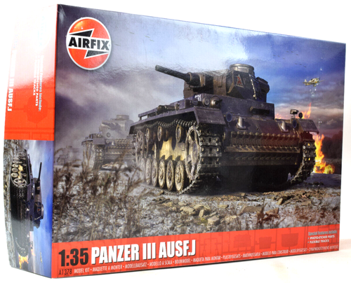 Airfix Panzer III AUSF.J 1:35 Scale Plastic Model Tank Kit A1378 | eBay