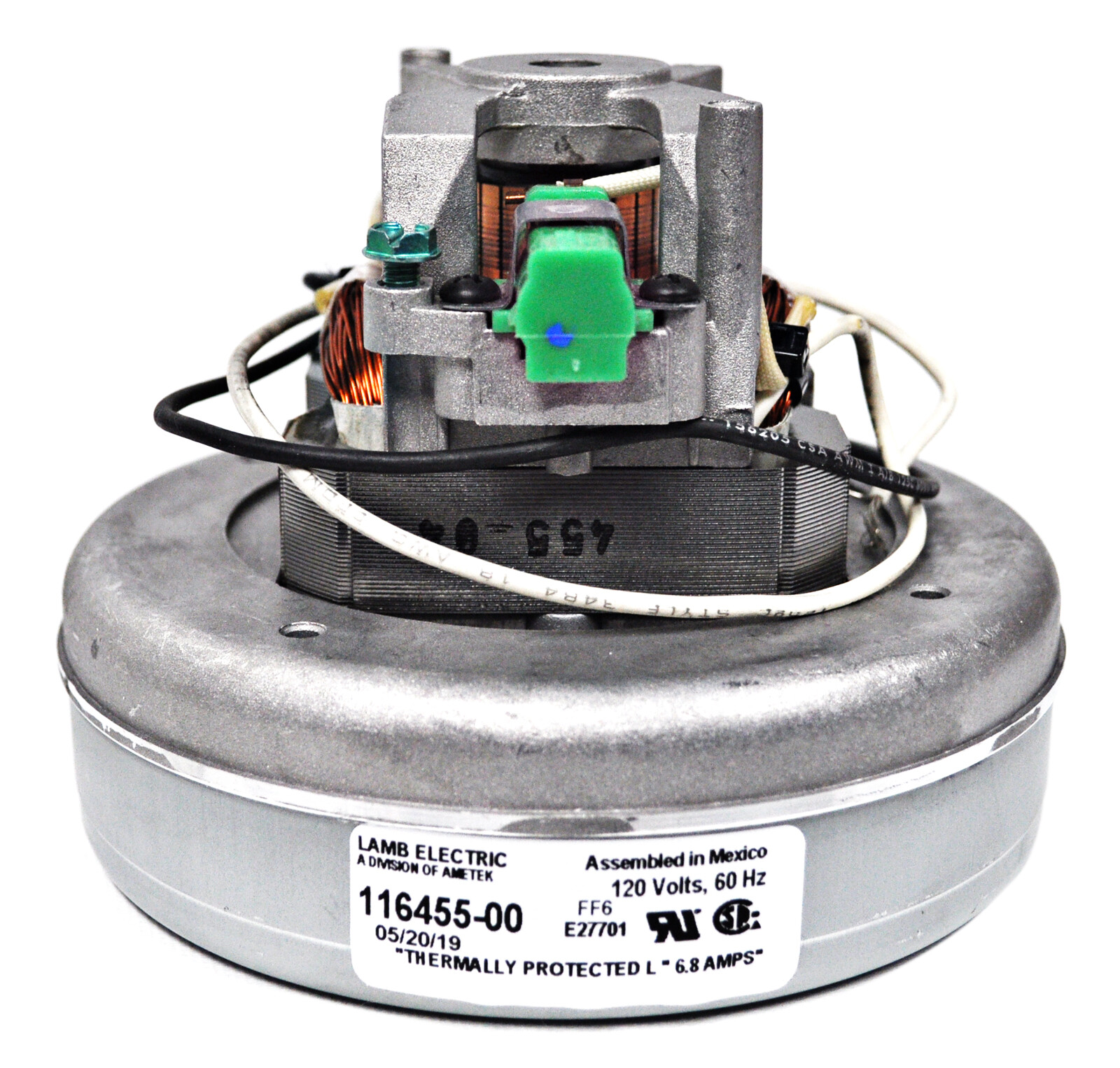 Ametek Lamb Castex LT-1601 Commercial Vacuum Motor 116455-00 | eBay