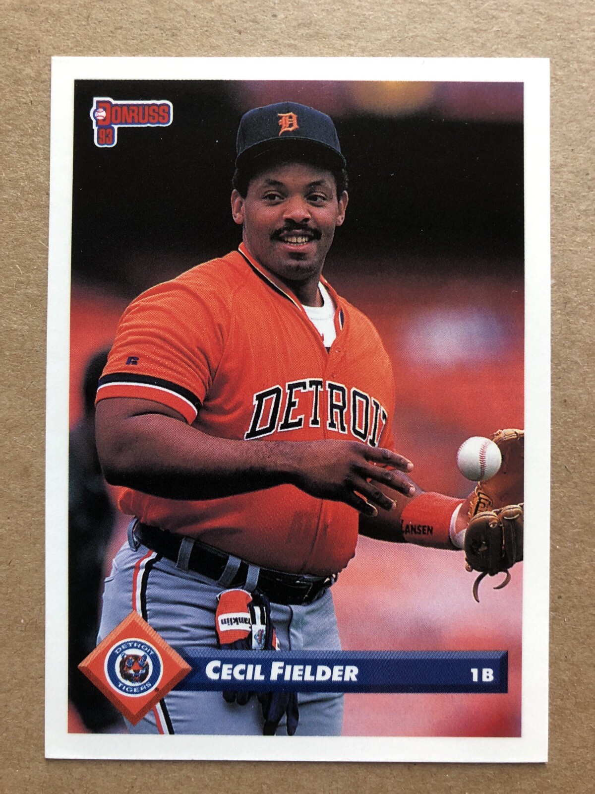 1993 Donruss #541 Cecil Fielder Tigers Baseball Card | eBay