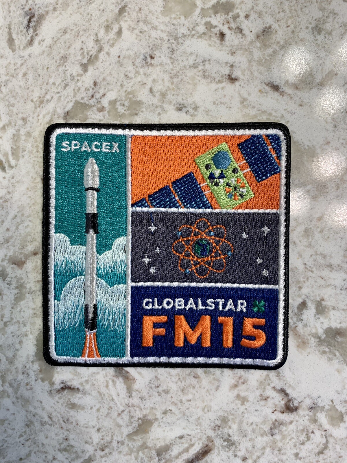 Original SPACEX GLOBALSTAR FM 15 - FALCON 9 SATELLITE MISSION Patch ...