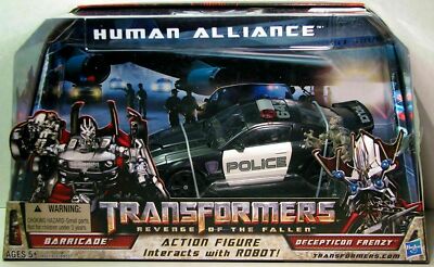 Transformers Human Alliance BARRICADE Complete Rotf Revenge of the ...