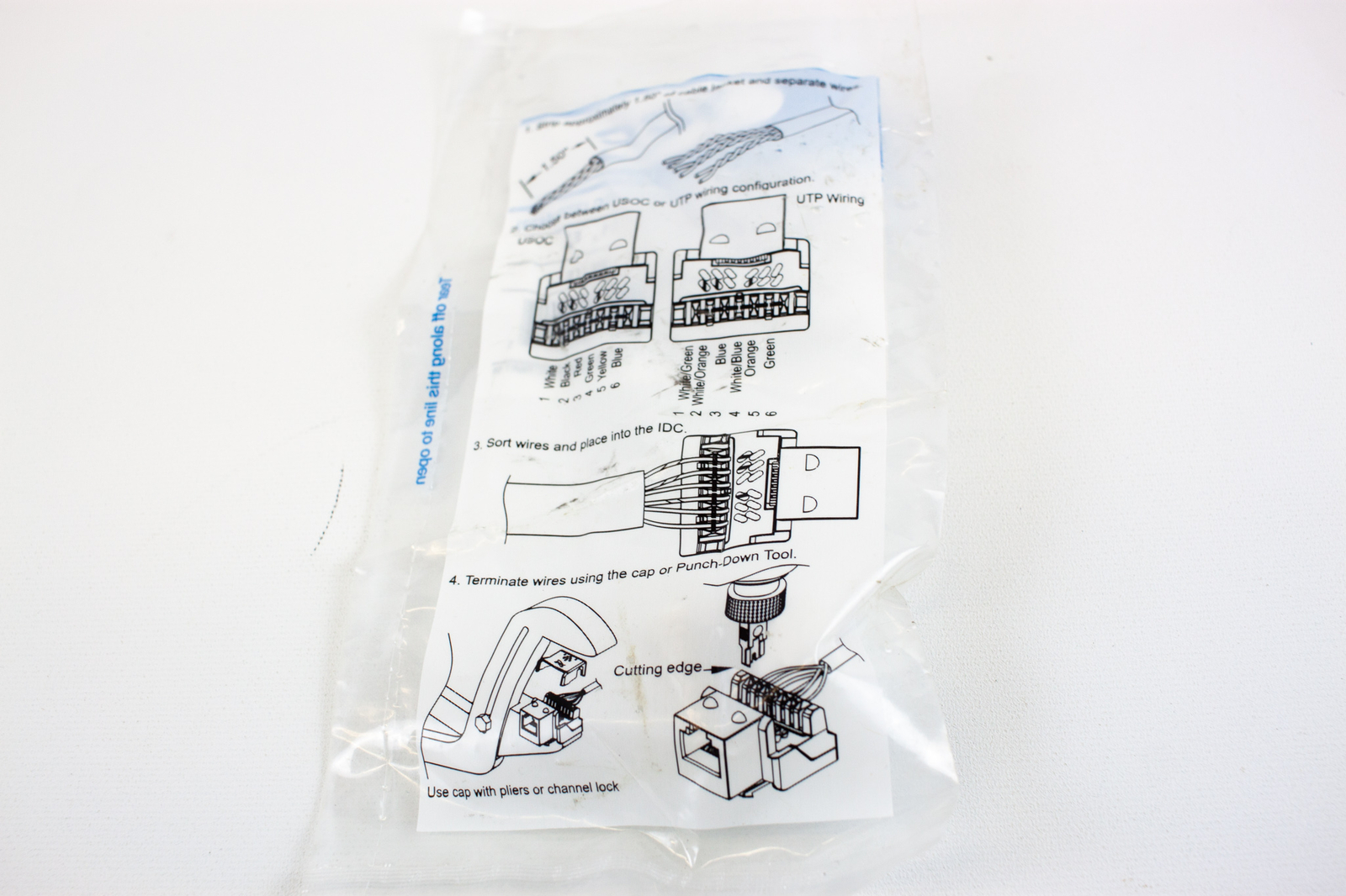 ICC IC1076V0WH EZ RJ11 Modular Voice Connector - White | NEW Y | eBay