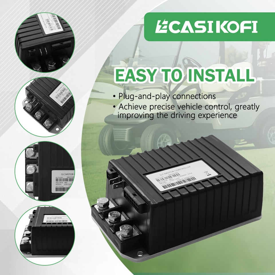 48V 250A DC Motor Controller for Curtis Club Car DS Golf Cart 1510-5201 ...