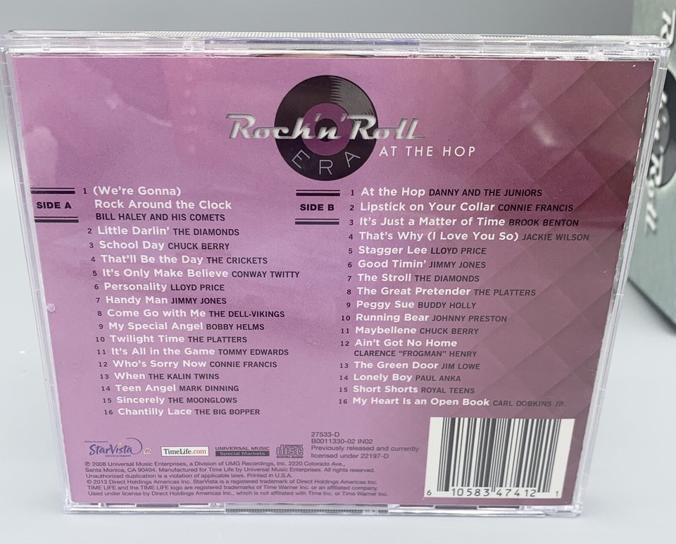 Rock 'n' Roll ERA 8 Cds Box Set Time Life INCOMPLETE - MISSING 2 Discs ...