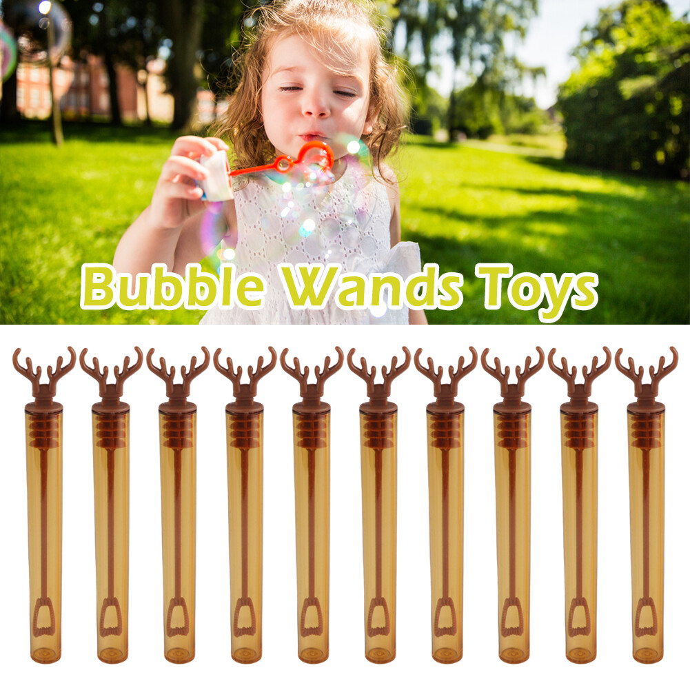 Bubble Stick Sets Wedding Guests Gifts for Kids Children (Blue Brown ...