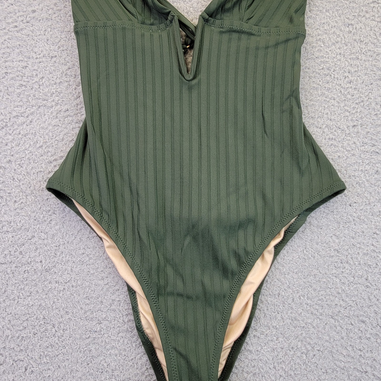 Shade Shore Bathing Swim Suit Womens Medium Hunter Green One Piece