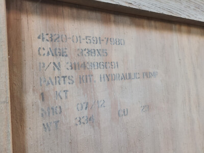 MRAP MAXXPRO REAR RAMP HYDRAULIC PUMP PARTS KIT 3114386C91, 4320-01-591 ...