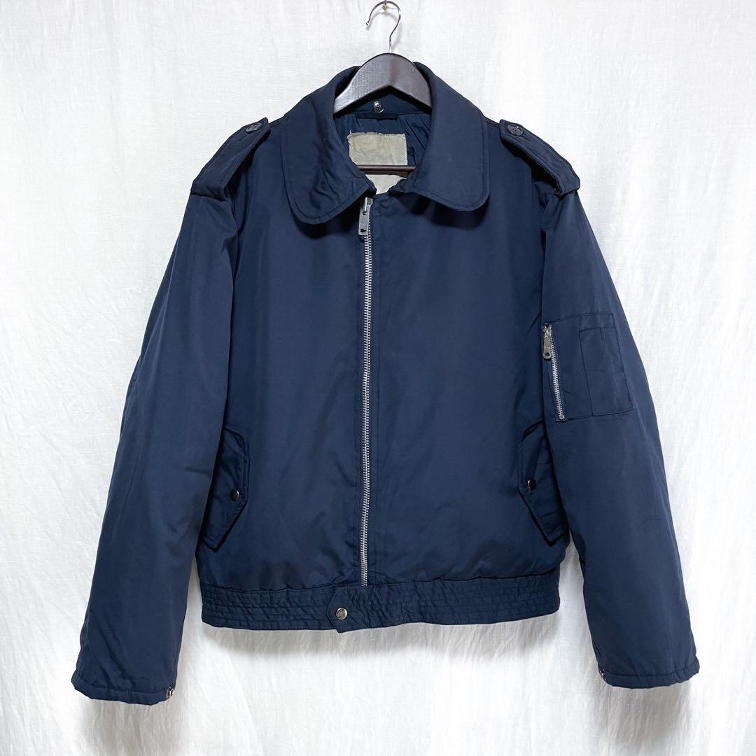 French Army Military Jacket Rare 60S Pilot Flight L X… - Gem