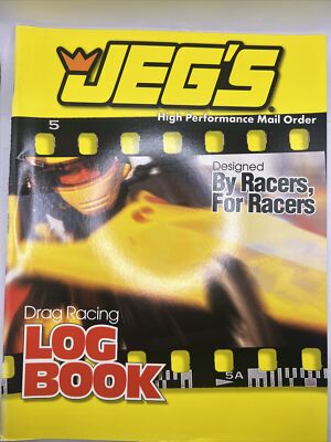 Jegs Drag Racing 2001 Log Book | eBay