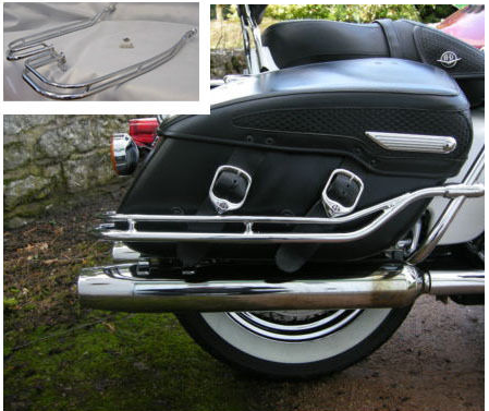 Open box 2009 Harley Davidson Road King Classic Nostalgic Saddlebag ...