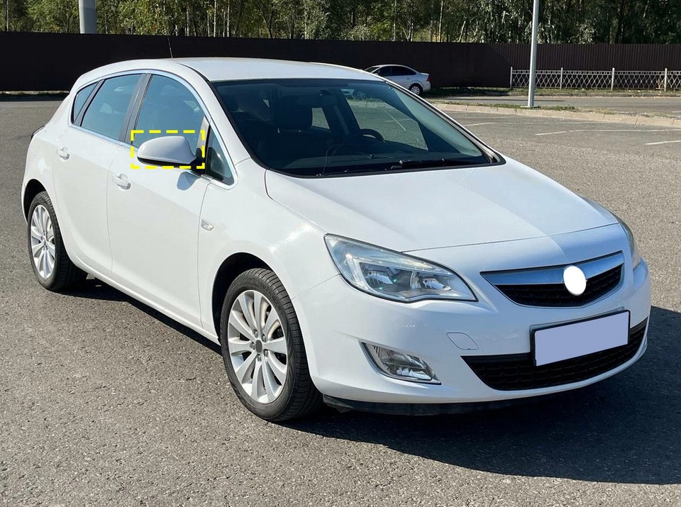 For Vauxhall Astra J P10 09-14 Olympic White Wing Mirror Cover Right ...