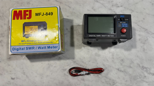 MFJ-849, Digital SWR / Watt Meter, for HAM RADIO, HF/VHF/UHF, 200W, 12V ...