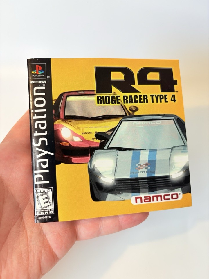 R4: Ridge Racer Type 4 (Sony PlayStation 1, 1999) Complete Near Mint ...