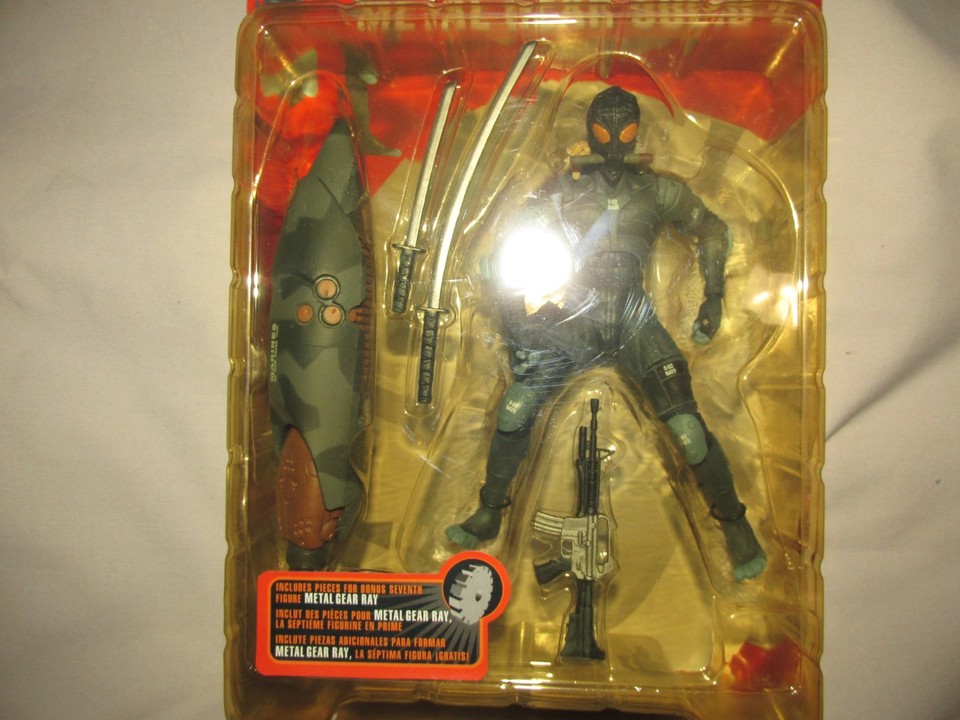 McFarlane Toys Metal Gear Solid 2 MGS2 - Raiden Figure NIB Solid Snake ...