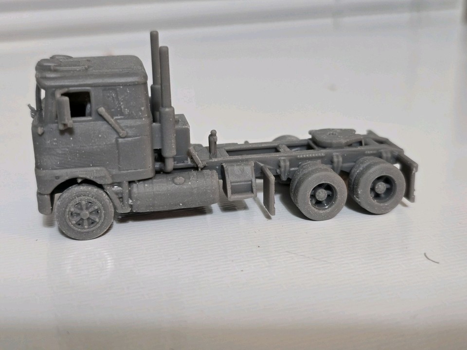 N Scale Mack F700 Cabover Sleeper Twin Undecorated Kit 3d Printed | eBay