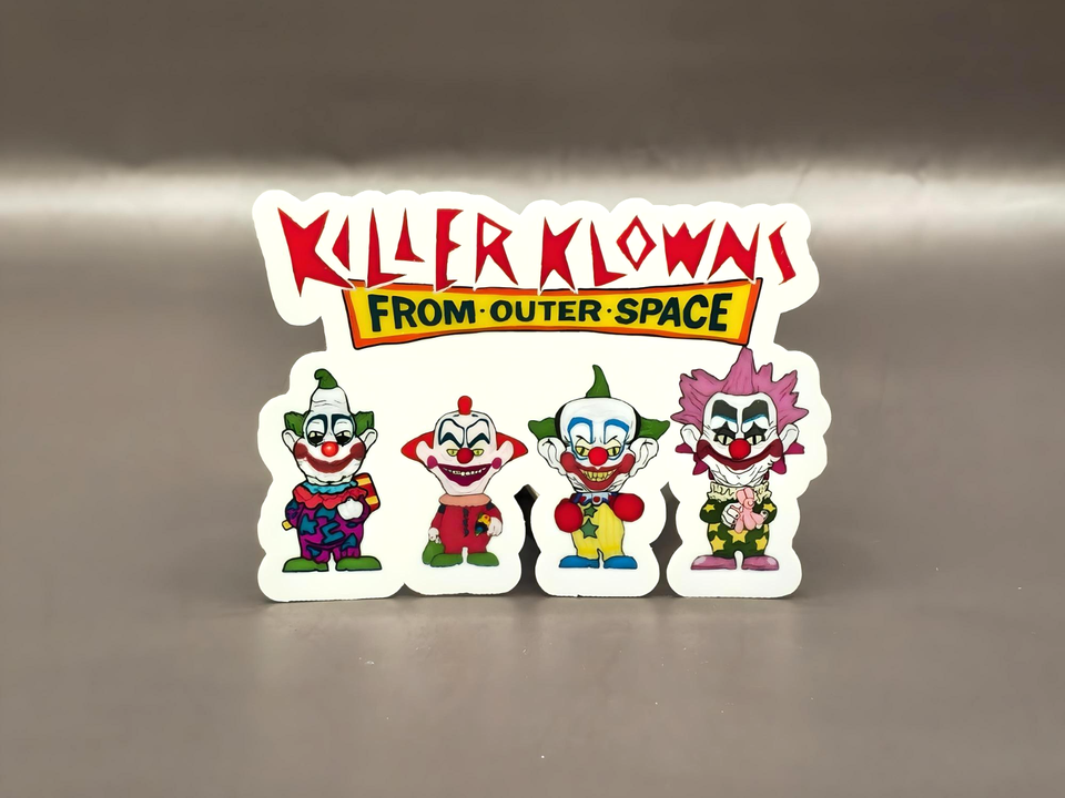Killer Klowns From Outer Space Stickers Horror Movie Shorty Clowns ...