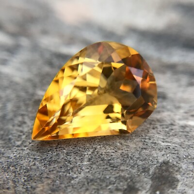 Rare Natural Citrine, Fancy Cut Citrine, November Birthstone, 13mm ...