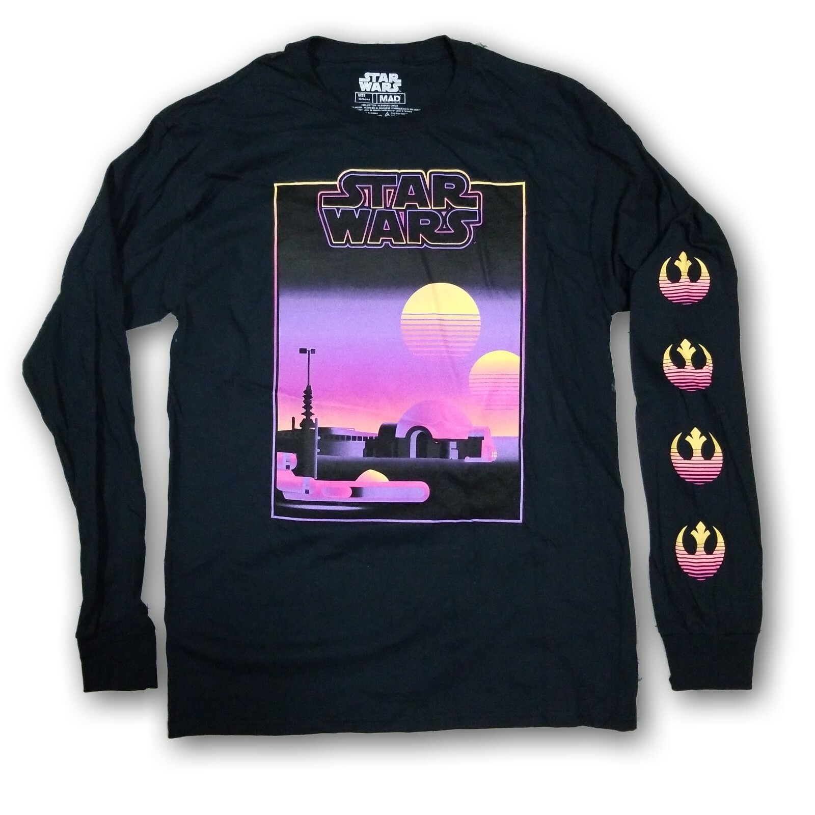 Star Wars Mad Engine Men's Black Long Sleeve T-shirt | eBay