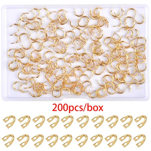 200Pcs Fishing Clevis Easy Spin Brass Spinner Clevis for Lures Making ...