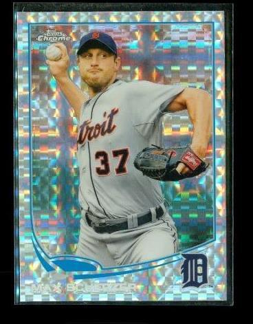2014 Topps Chrome Xfractor #40 Max Scherzer Detroit Tigers Baseball Card | eBay