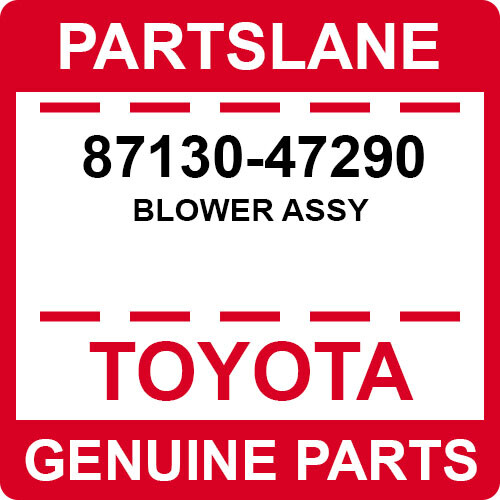 Toyota Camry Corolla Prius Lexus ES350 UX200 OEM Genuine Blower 87130 ...
