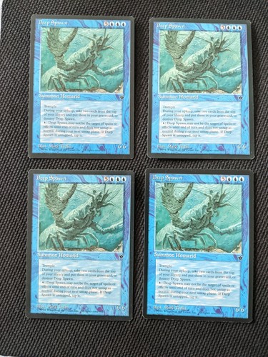 4 Deep Spawn Cards 1994 Fallen Empires Magic the Gathering Pack Fresh ...