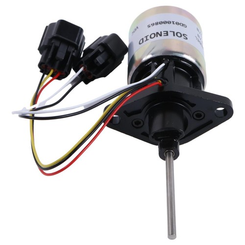 12V Stop Solenoid E5800-60011 for Kioti 3A139LF-E160 3C100LF-E160 ...