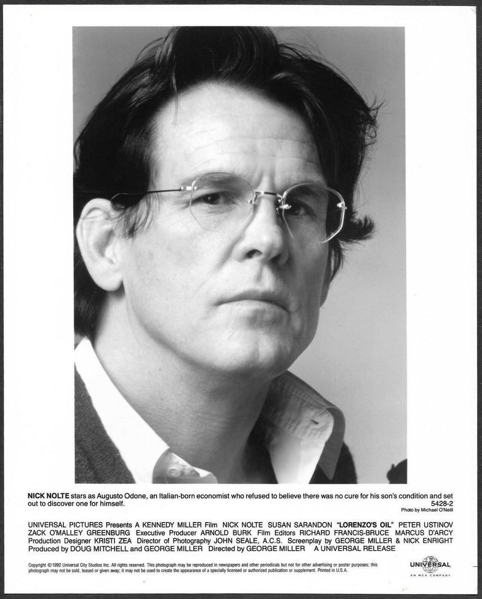 Nick Nolte 1992 Lorenzo S Oil Year 1992 Director George Miller Nick