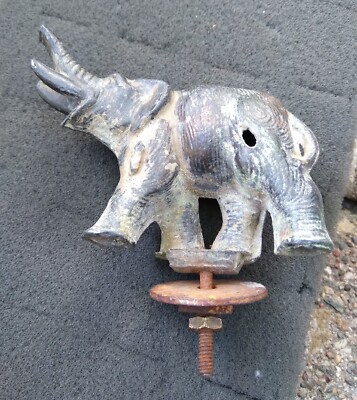 Antique Cast Iron Elephant Lamp Finial. | eBay