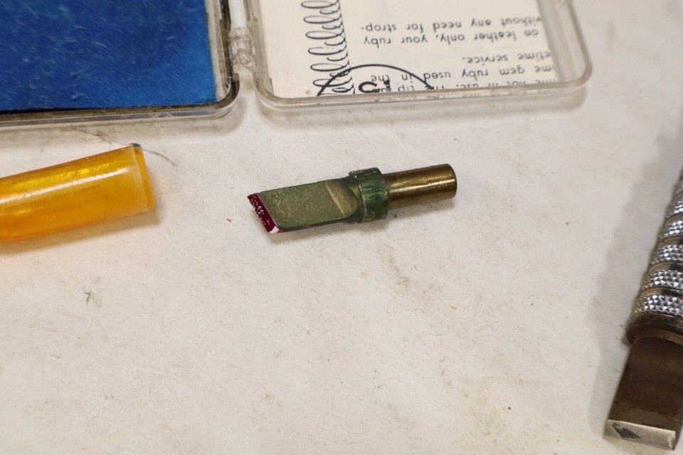 Vintage Leather Figure Carving Craftool Adjustable Swivel Knife Ruby ...