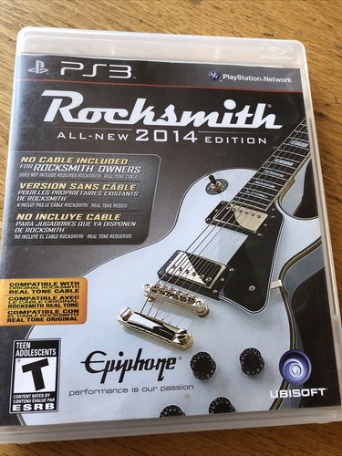 Rocksmith All-New 2014 Edition PS3 - Learn Guitar Video Game-Case And ...