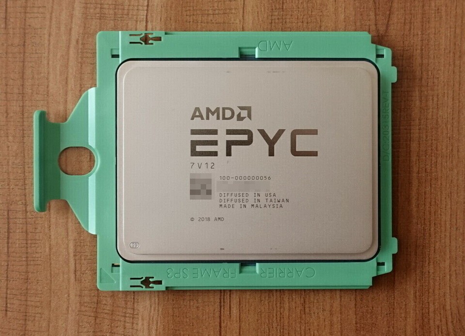 AMD EPYC Rome 7V12 2.45GHz SP3 64 Cores 128 Threads 240W Server CPU ...