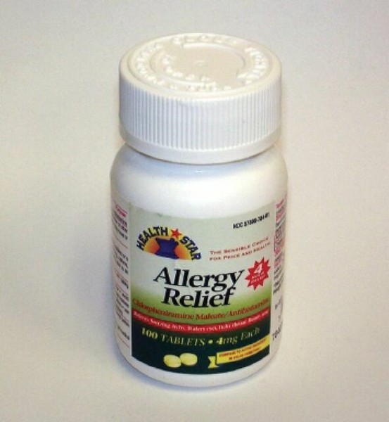 Health Star Allergy Relief 4mg Strength 1000 Tablets Case of 12 ...