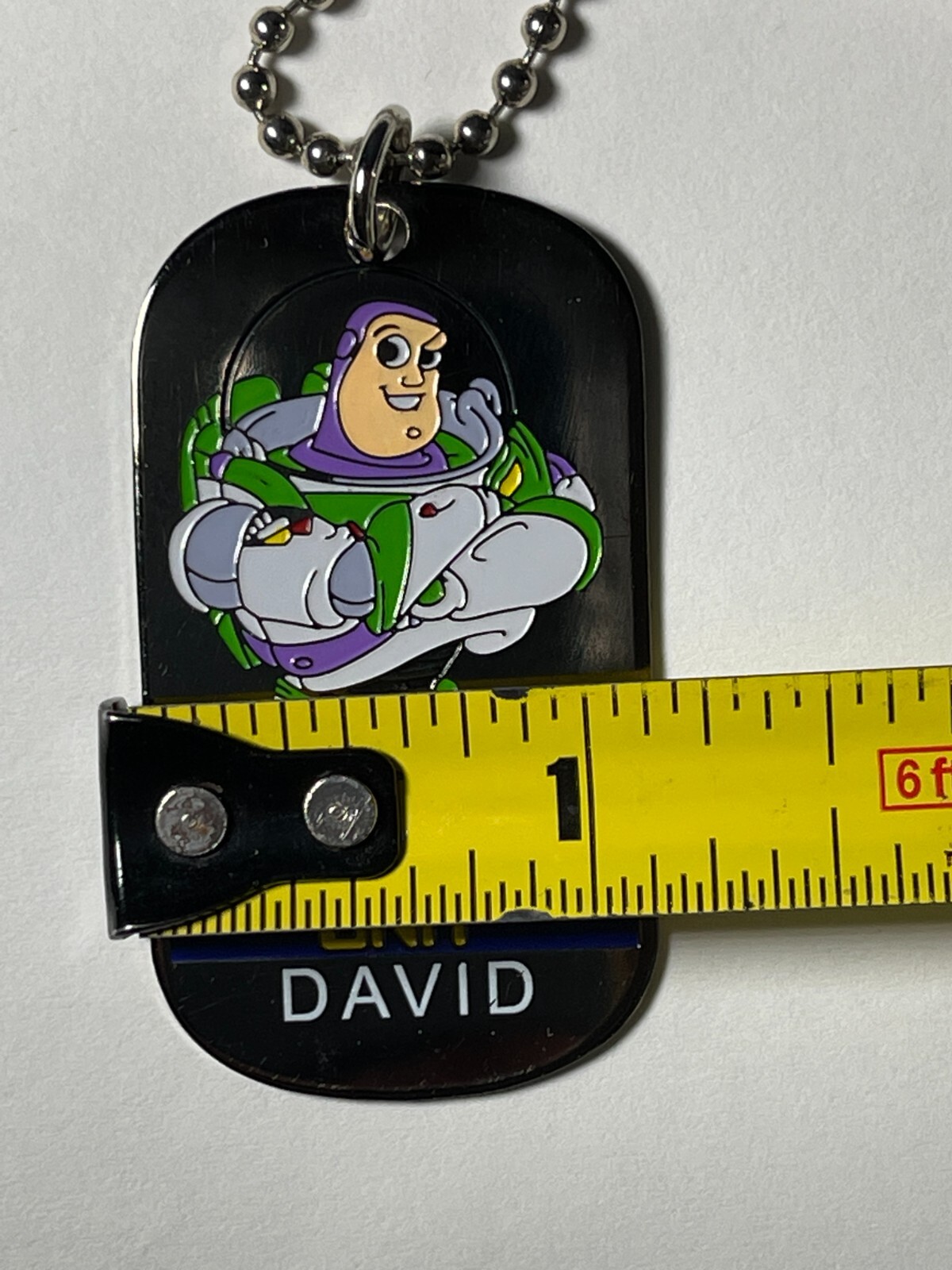 Disney Buzz Lightyear Universe Protection Unit "David" Dog Tag and ...